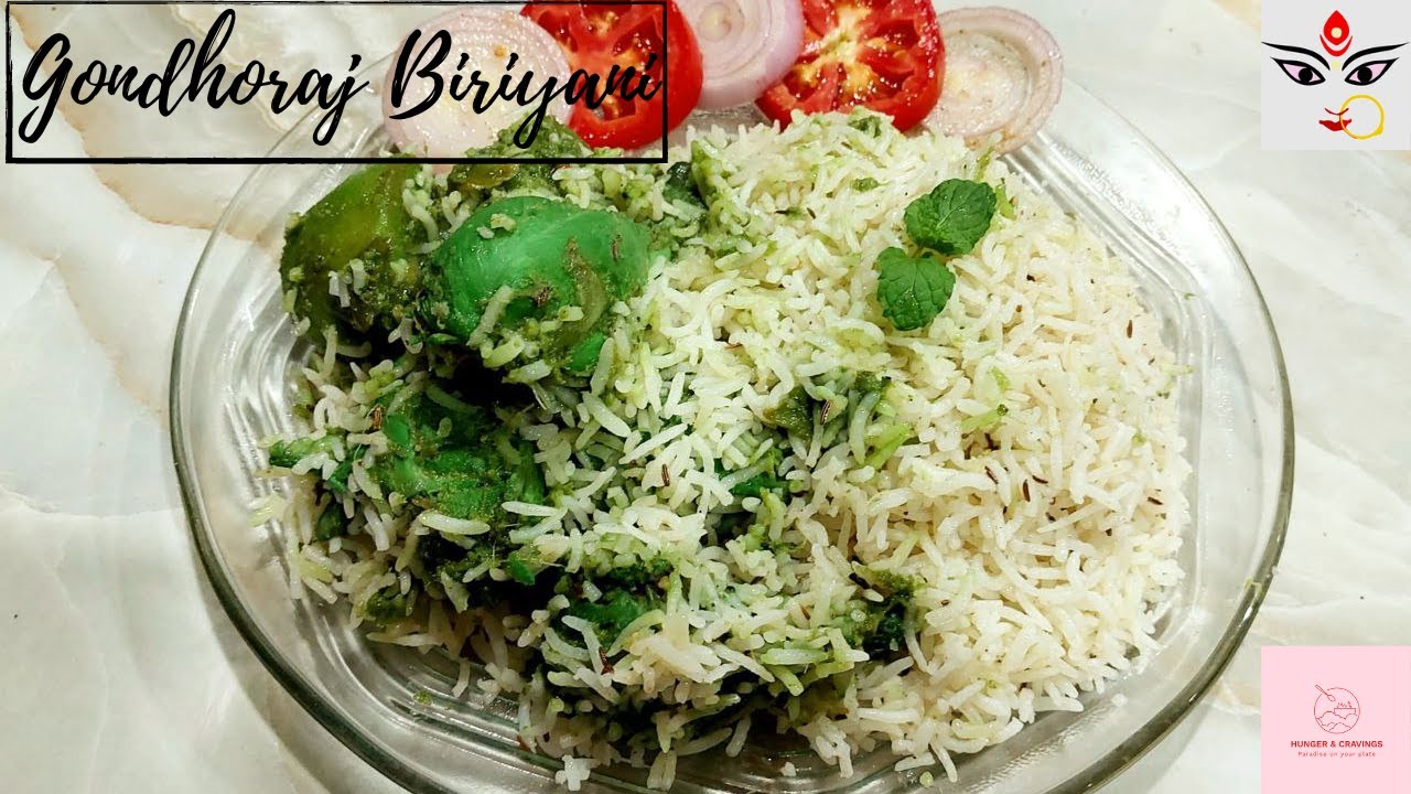 Gondhoraj Biryani | Chicken Gondhoraj Biriyani | Durga Puja Special ...