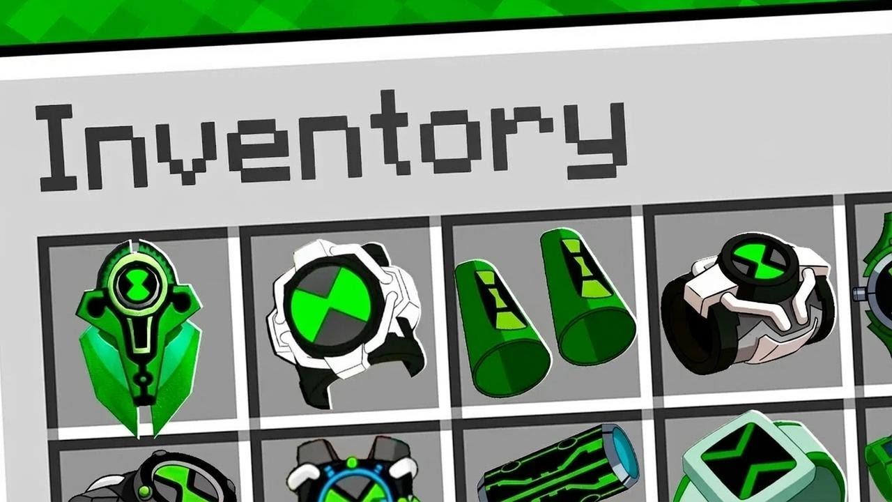 New Ben 10 Omnitrix Gadgets Added to Minecraft! - YouTube