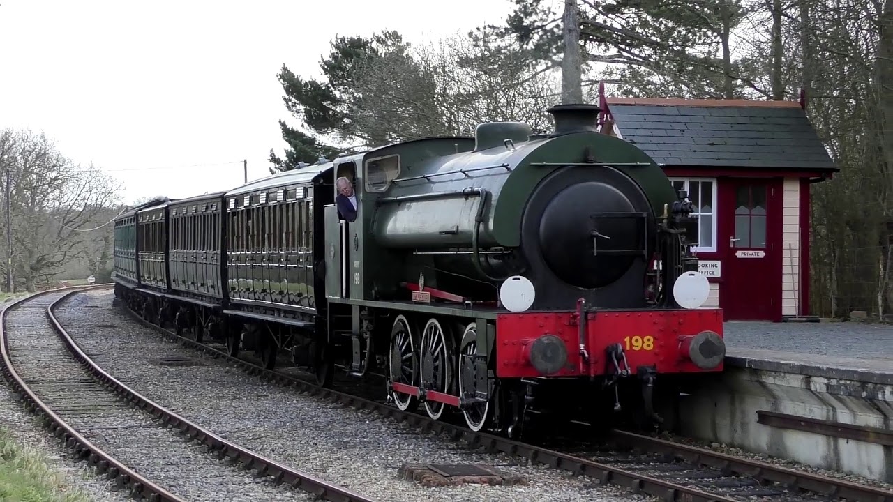 IOW Steam Railway 198 Royal Engineer - YouTube