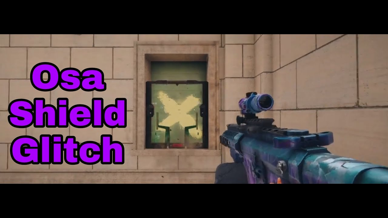 Osa Shield Glitch in Rainbow Six Siege - YouTube