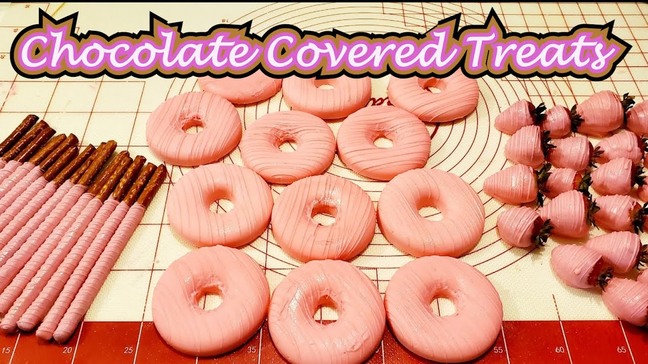 Pink Treats! Pretzel Rods, Pineapples and Strawberries! | Dipped Treats ...
