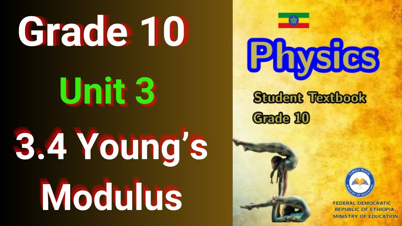 Grade 10 Physics - Unit 3 - 3.4. Young Modulus - YouTube