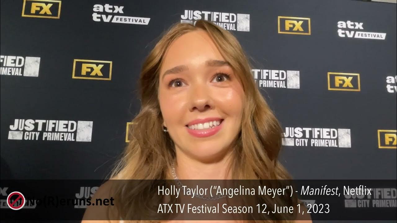 Q&A with Manifest star Holly Taylor from the ATX TV Festival S12 Red Carpet - YouTube