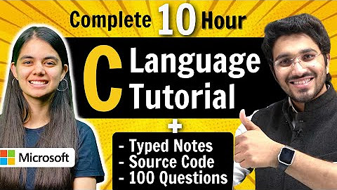C Language Complete Course - YouTube