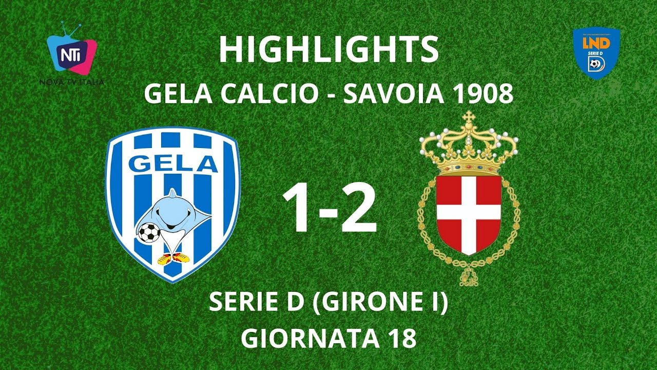 HIGHLIGHTS: GELA 1-2 SAVOIA - YouTube