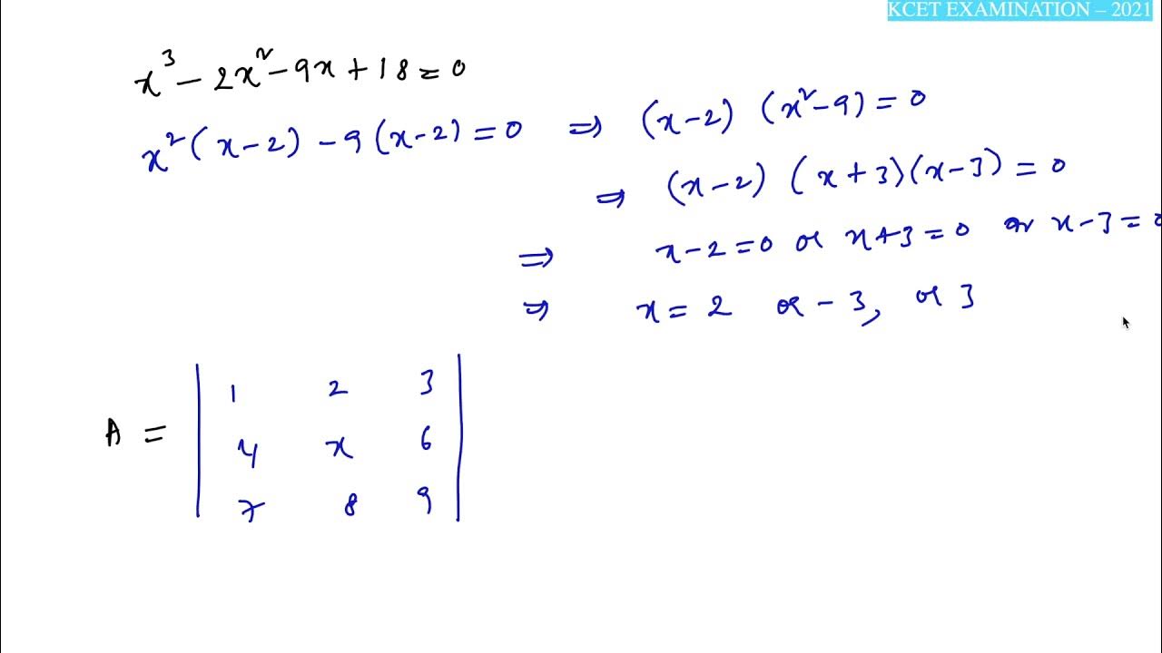 if-x3-2x2-9x-18-0-and-a-det-1-2-3-4-x-6-7-8-9-then-maximum-value-of-a