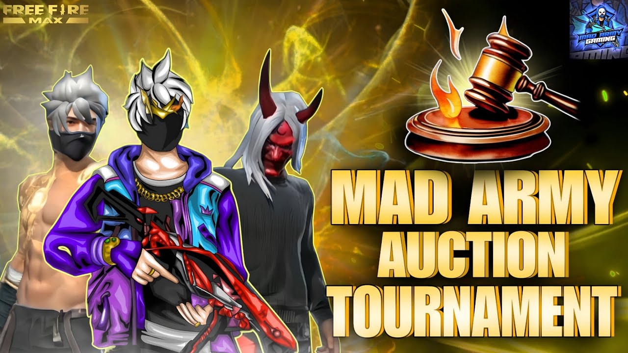 MAD ARMY AUCTION TOURNAMENT 🚀🔥 - YouTube