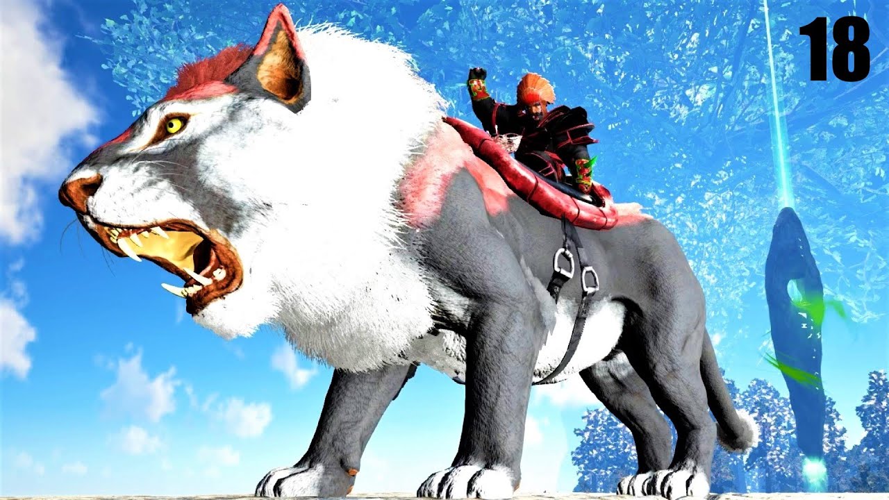 EPIC ALPHA LION & TREE OF LIFE! (FJORDUR GAIA2 MODDED) ARK SURVIVAL ...