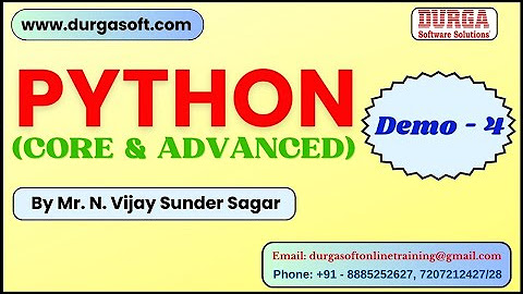 PYTHON tutorials by Mr. N. Vijay Sunder Sagar @8AM IST - YouTube