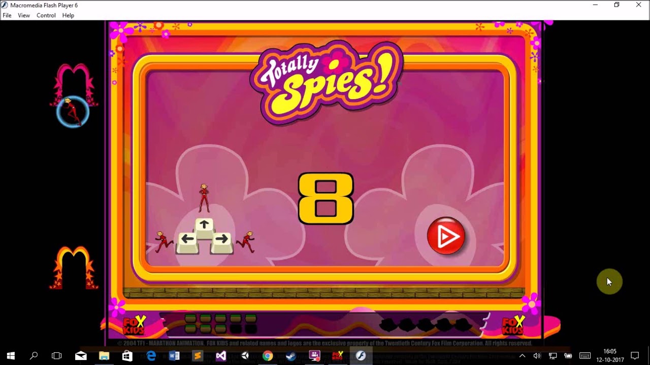 Totally Spies - Fox Kids Happy Meal Game - MacroMedia FlashPlayer 6 ...