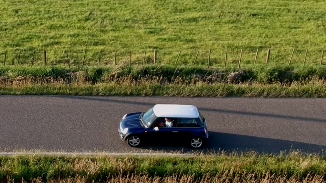 Mini Cooper on the road - YouTube
