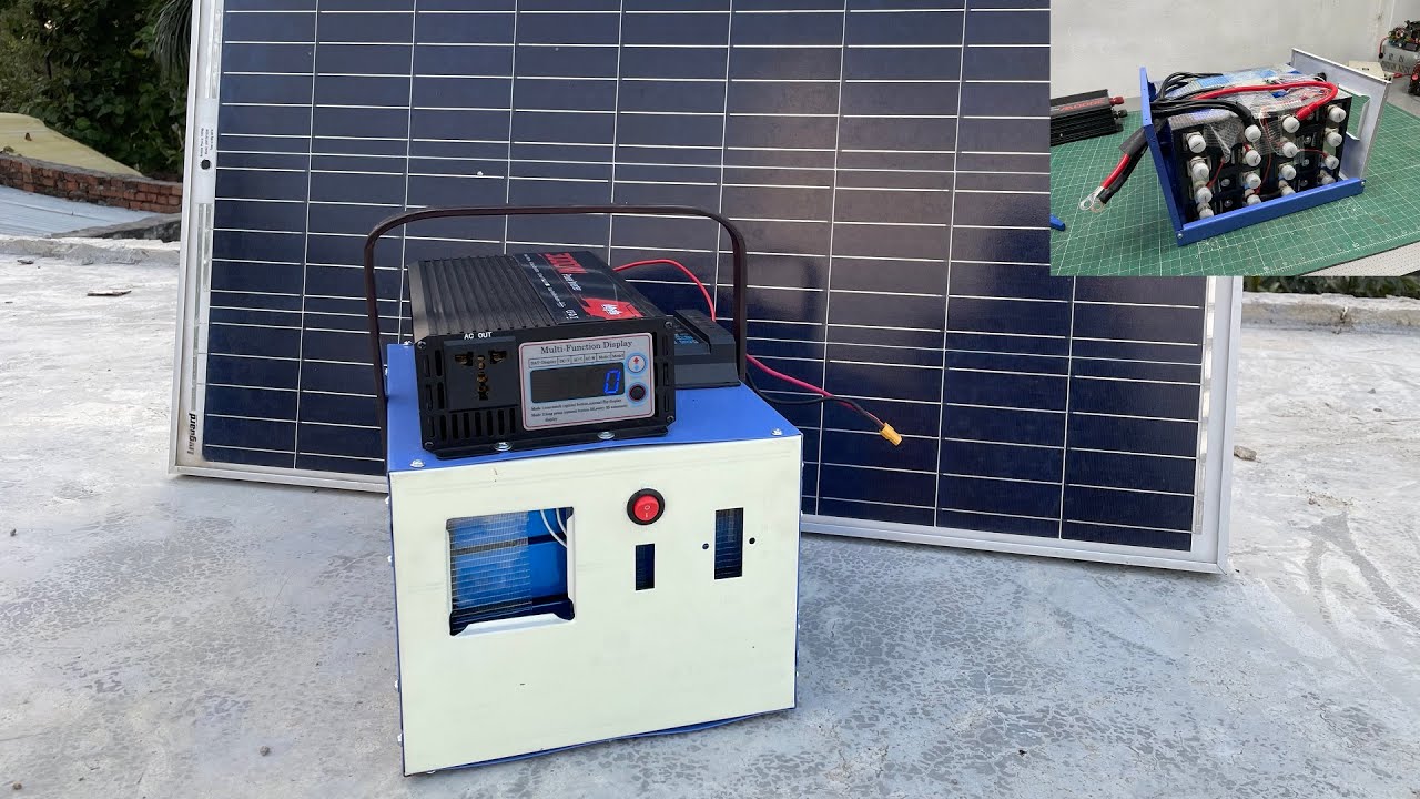 DIY Solar Generator | Portable Solar Power Station - YouTube