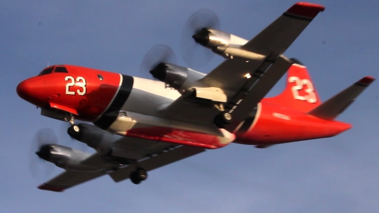 Firefighting Airplanes Return From A Massive Wildfire! - YouTube