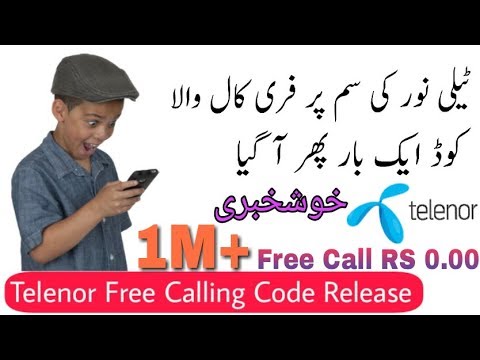 Get Daily Free Minutes On Telenor For Free Call With New Code Again 100 ...