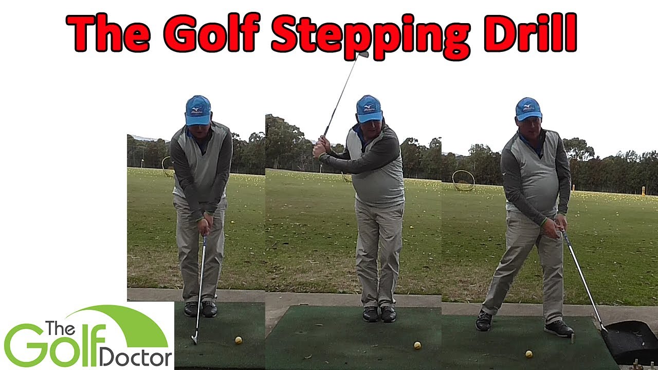 The Stepping Drill For Golf | More Power And Crisper Shots - YouTube