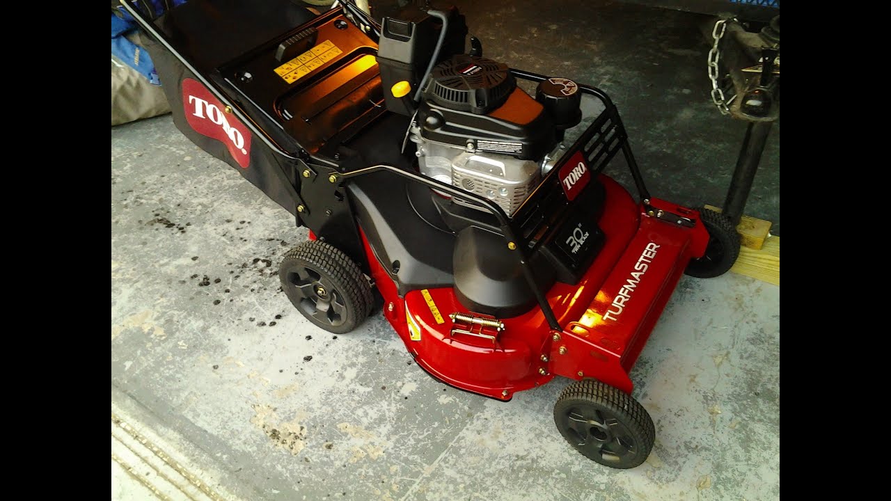 2014 Toro Turfmaster 30 - YouTube