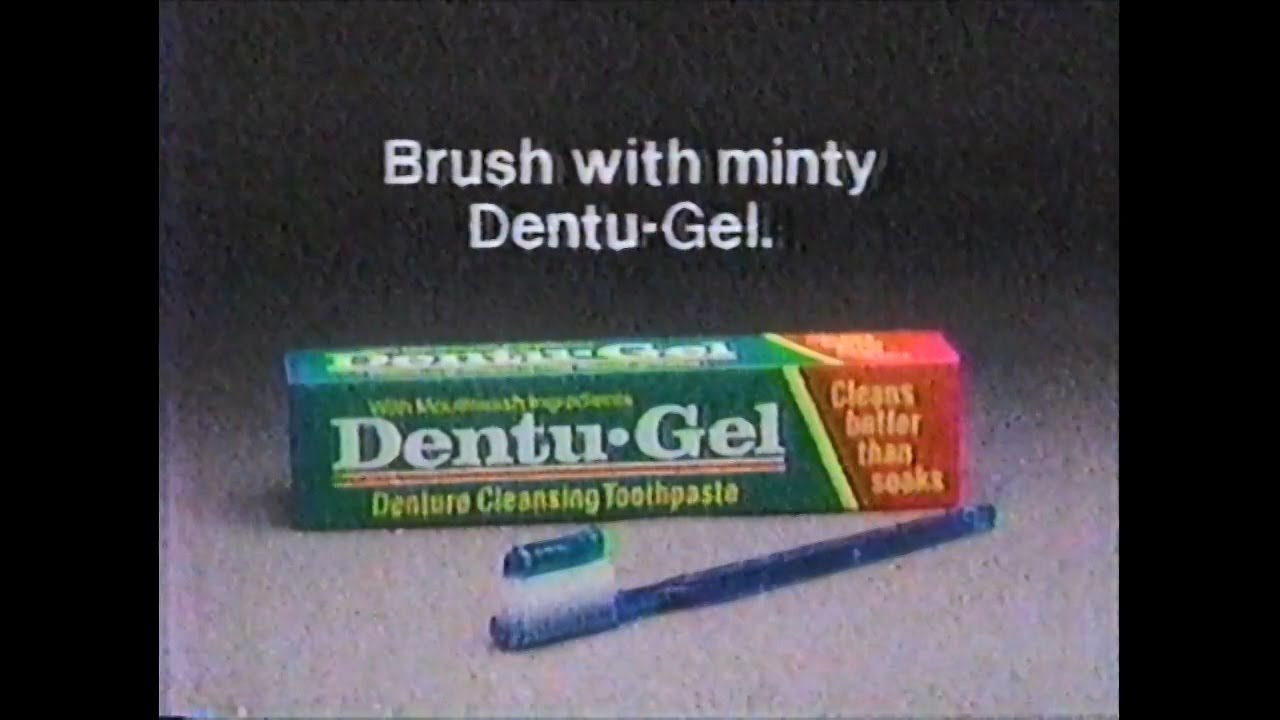 Dentu-Gel ad shown in 1989 - YouTube
