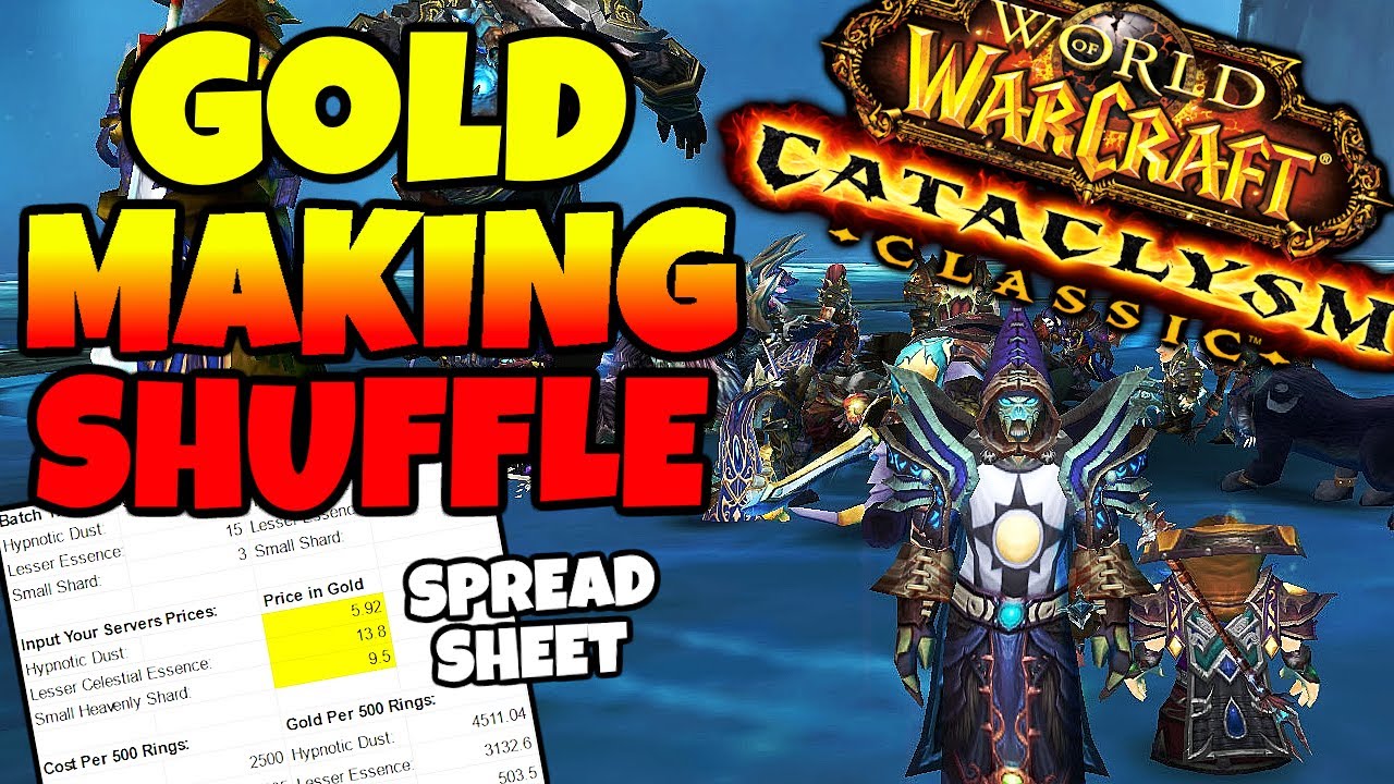This Goldmaking Shuffle is AMAZING! Cataclysm Goldmaking - YouTube