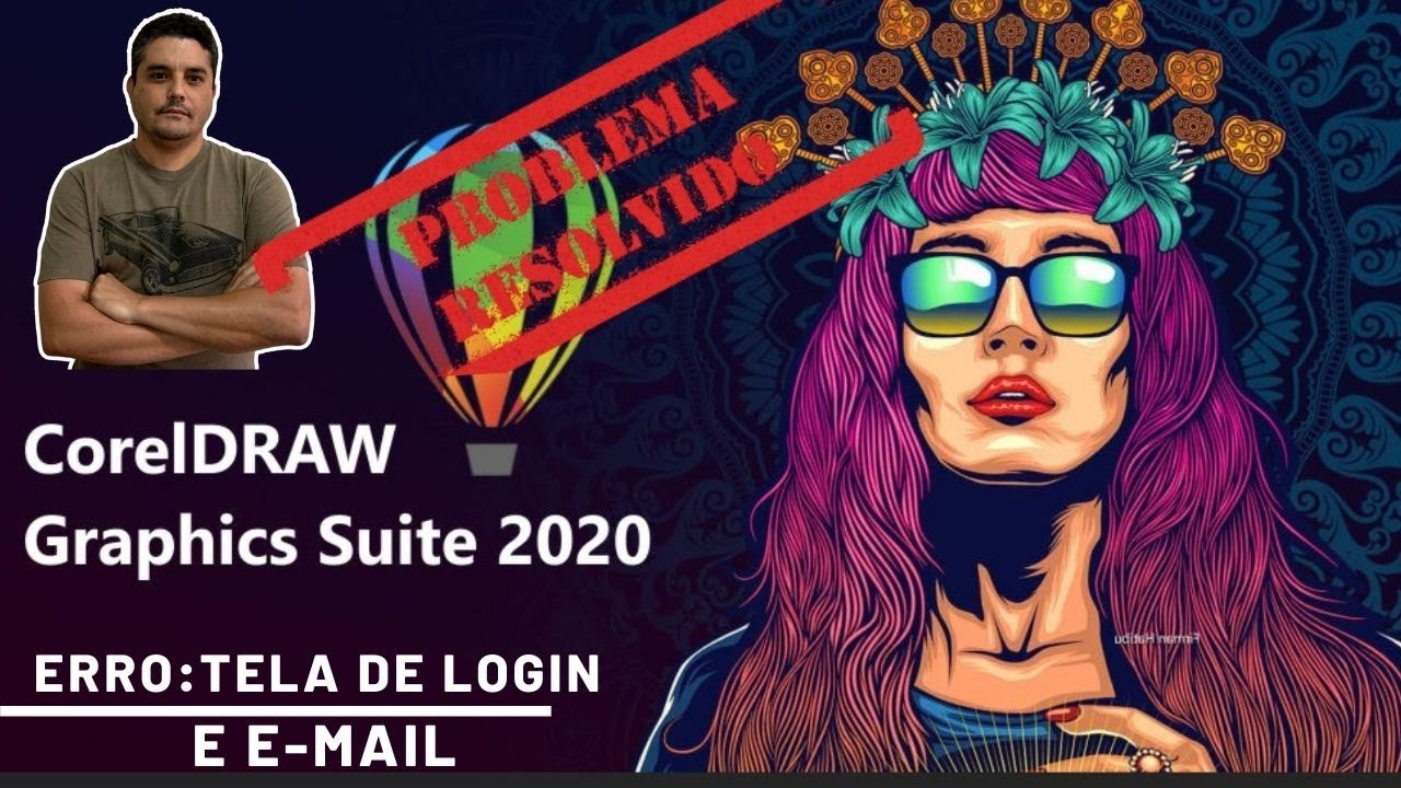 COMO RESOLVER O PROBLEMA DA TELA DE LOGIN E E-MAIL DO CORELDRAW ...