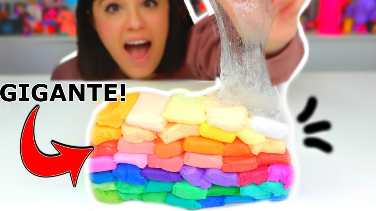 SLIME! QUANTI INGREDIENTI RIESCO A METTERE DENTRO? (How much can slime ...