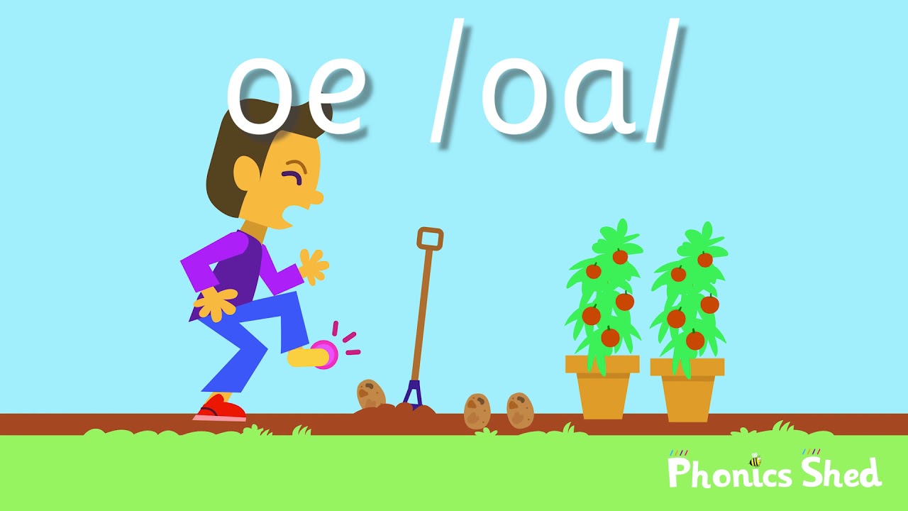 Phonics Shed - Songs - Joe Stubbed his Toe ‘oe’ oa - YouTube