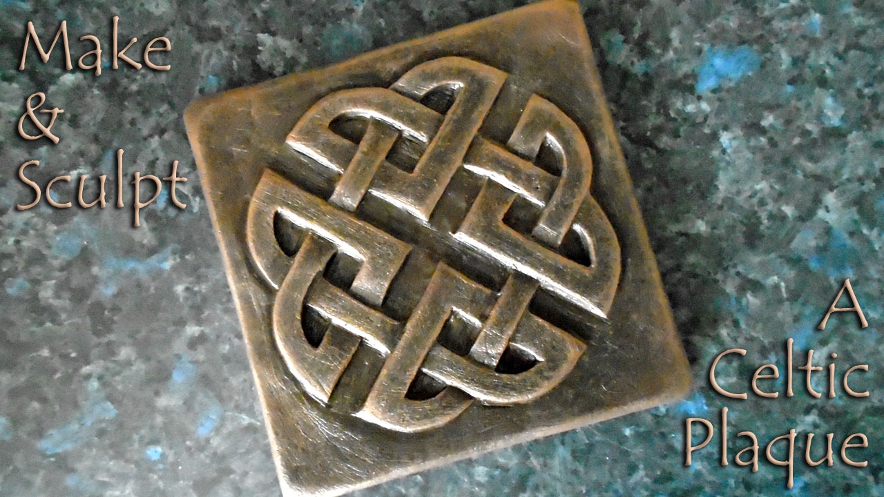 Make & Sculpt A Celtic Plaque - YouTube