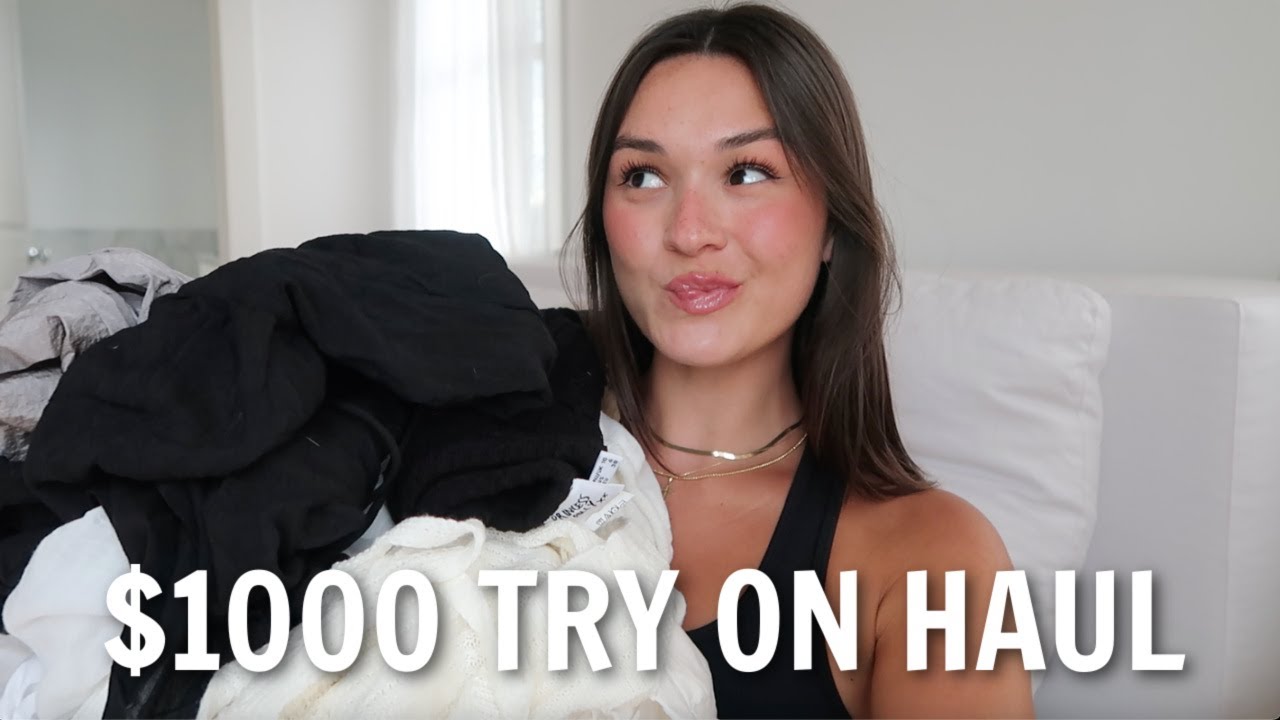 END OF SUMMER TRY ON HAUL - YouTube