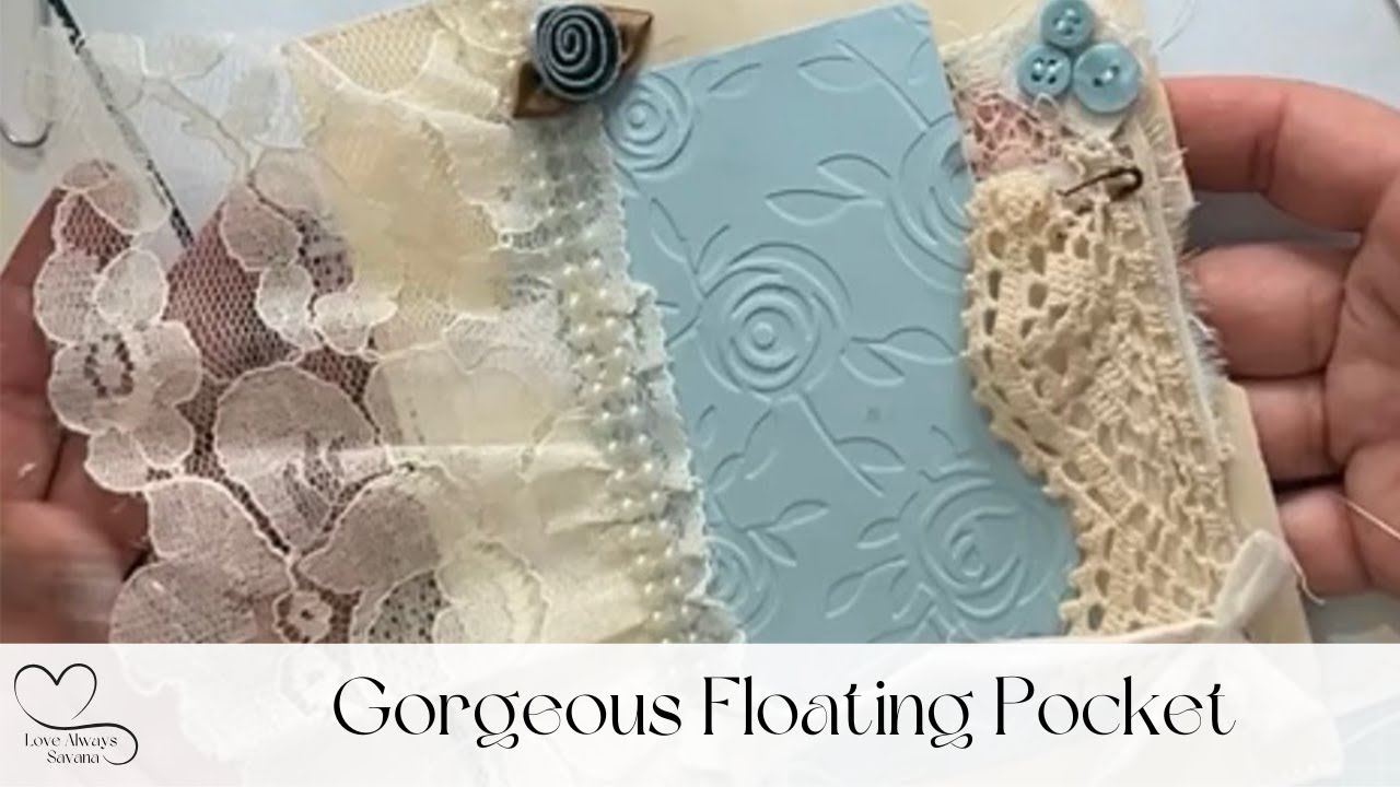 Create Gorgeous Floating Pockets for Your Junk Journal! - YouTube