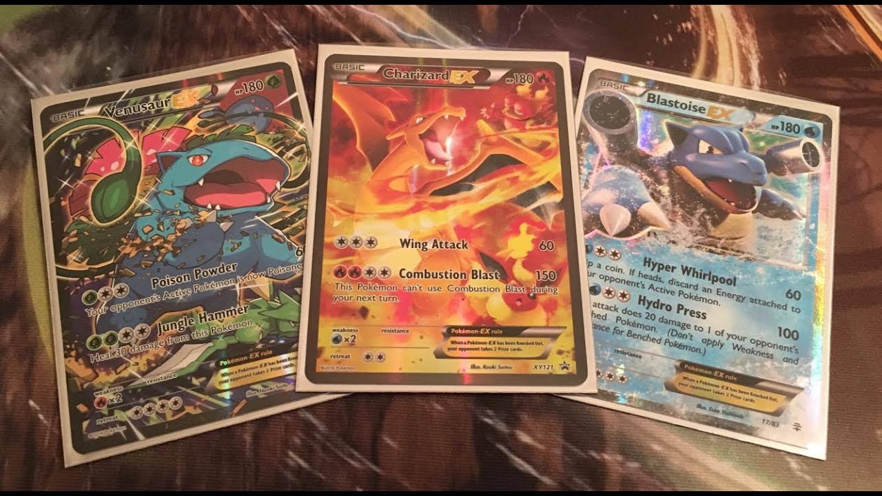 Venusaur Blastoise Charizard Ex