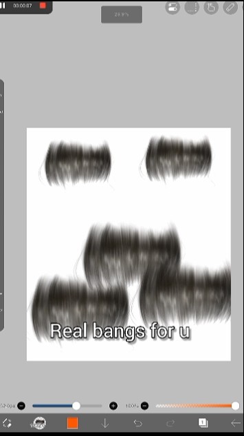 real bangs for u with qr #ibispaintx #ibispaint - YouTube