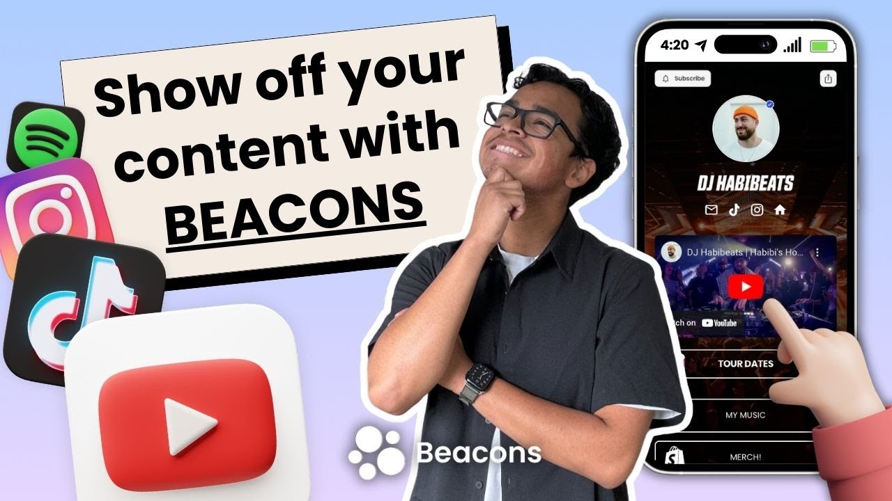 Beacons Link in Bio Content Blocks (FULL OVERVIEW) - YouTube