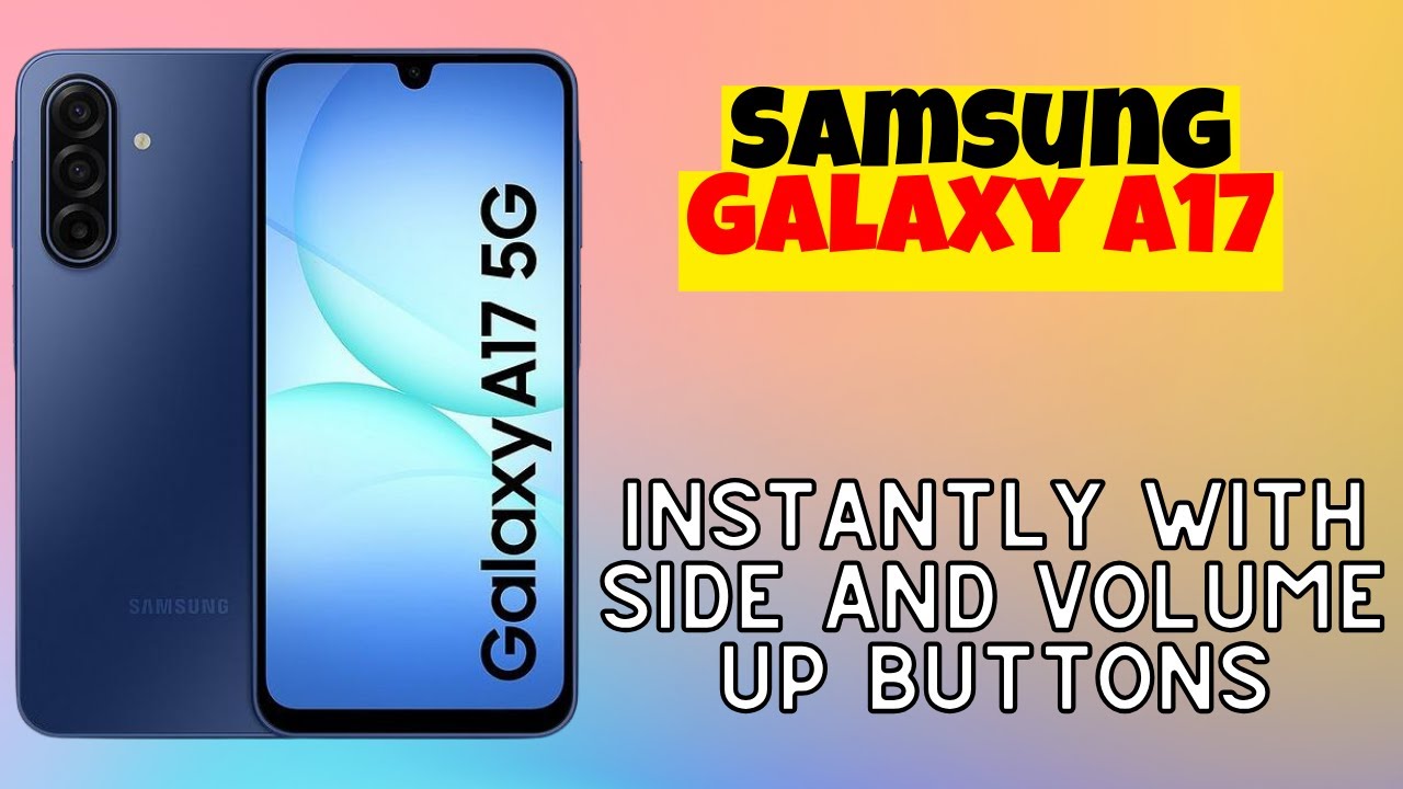 How to Mute Your Samsung Galaxy A17 Instantly with Side and Volume Up ...