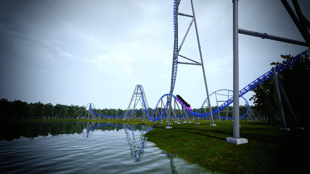 Vortex | Launched Drop (Coaster IV) | Nolimits2 w/ FVD - YouTube