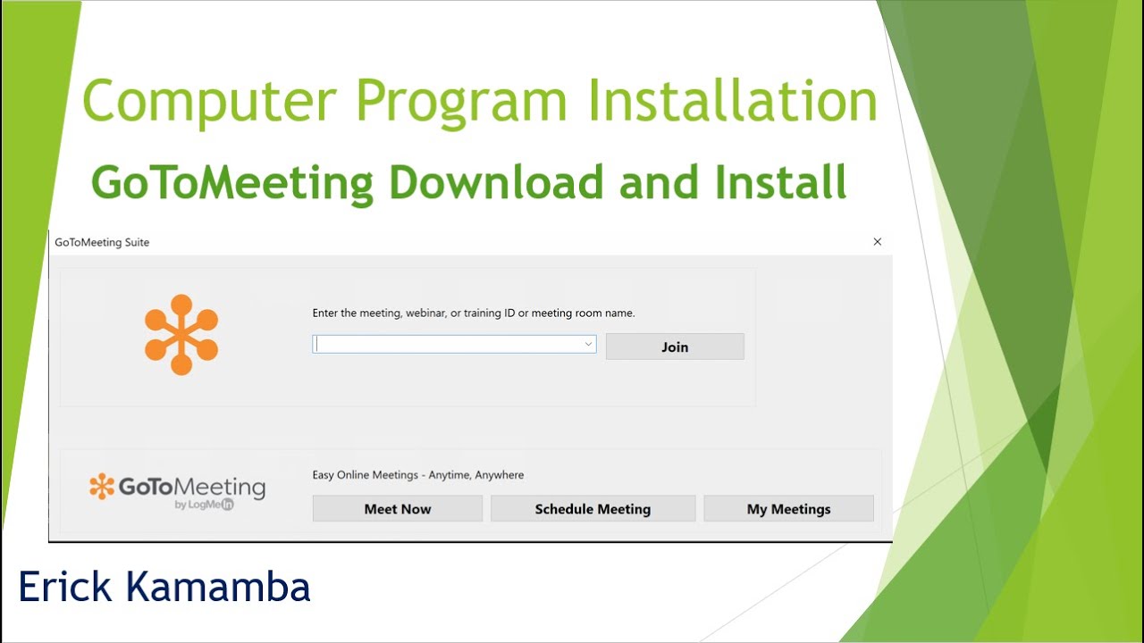 Computer Programs Installation - Downloading and Installing GoToMeeting ...