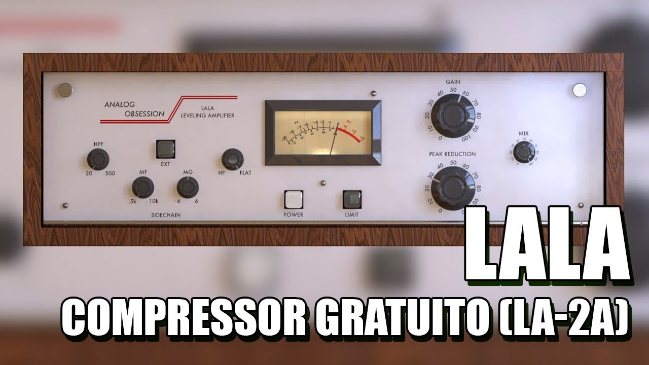 LALA - O Melhor Compressor GRATUITO (Simulador LA-2A) - YouTube