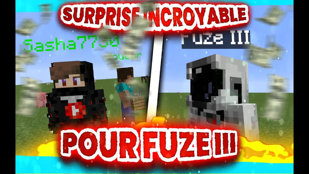 SURPRISE INCROYABLE POUR FUZEIII ! @Fuze III - YouTube