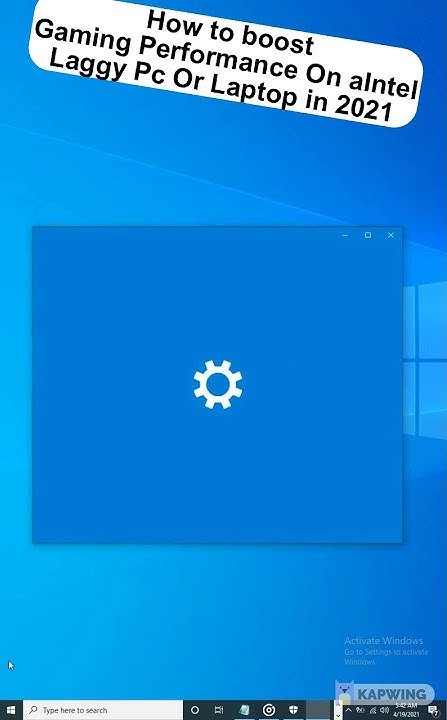 How To IMPROVE GAMING Performance On Intel GPU In 2021 #Shorts - YouTube