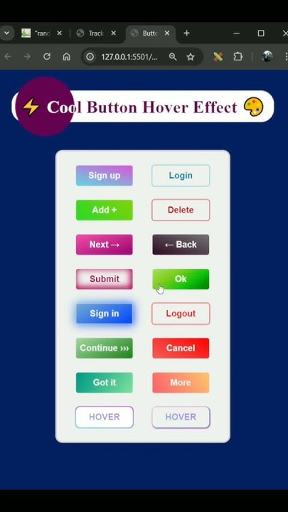 😲 Gradient Button Hover Effects Coding Programming Cssanimation Shorts Htmlcssproject