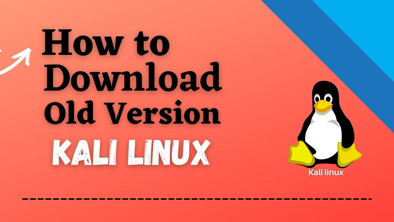 How to Download Old version kali Linux | download kali Linux |【Windows ...