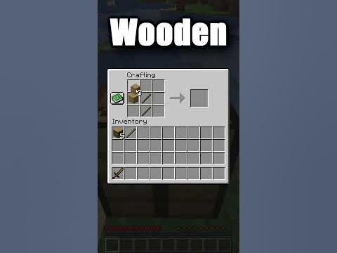 How To Craft a Wooden Axe In Minecraft - YouTube