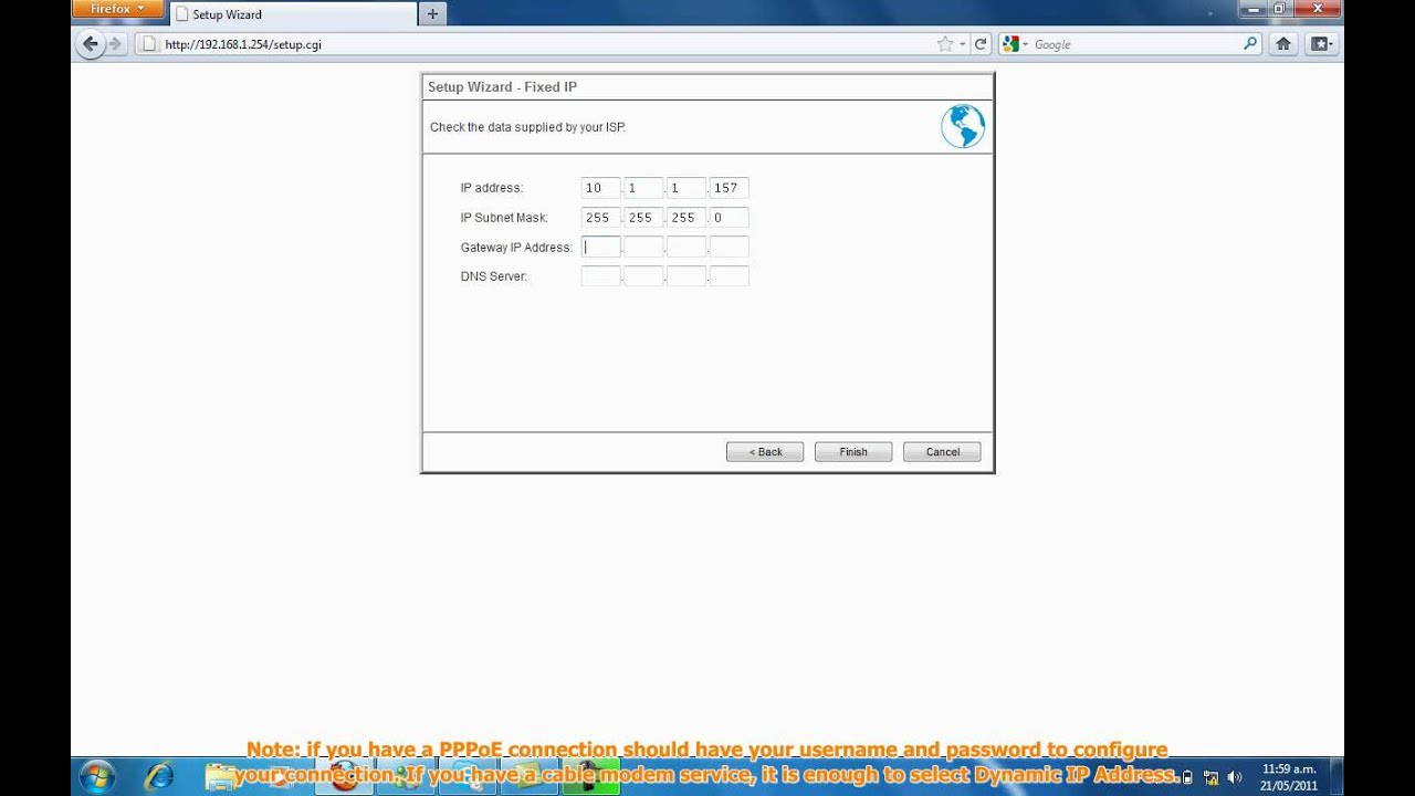 Tutorial Airlive router configuration wizard WN-200R version - YouTube