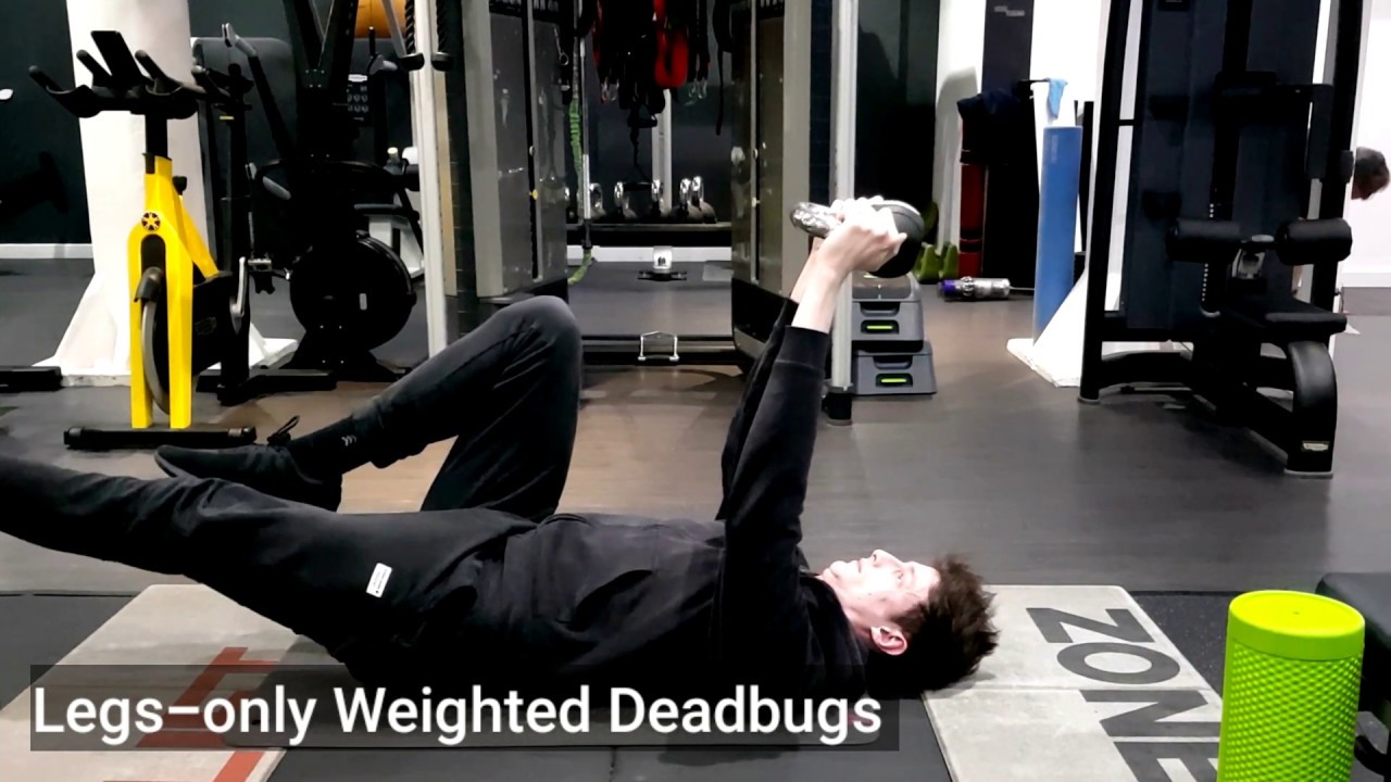 Deadbug Variations - YouTube