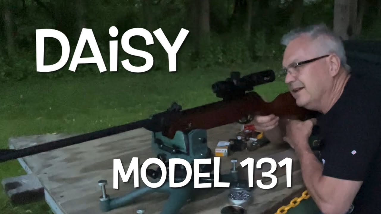 Daisy Model 131 .177 break barrel pellet testing Rws Superdome Baracuda ...