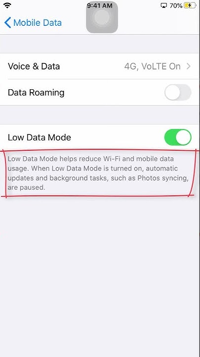 How to Save Mobile/Cellular Data on an iPhone | Easy Tips - YouTube