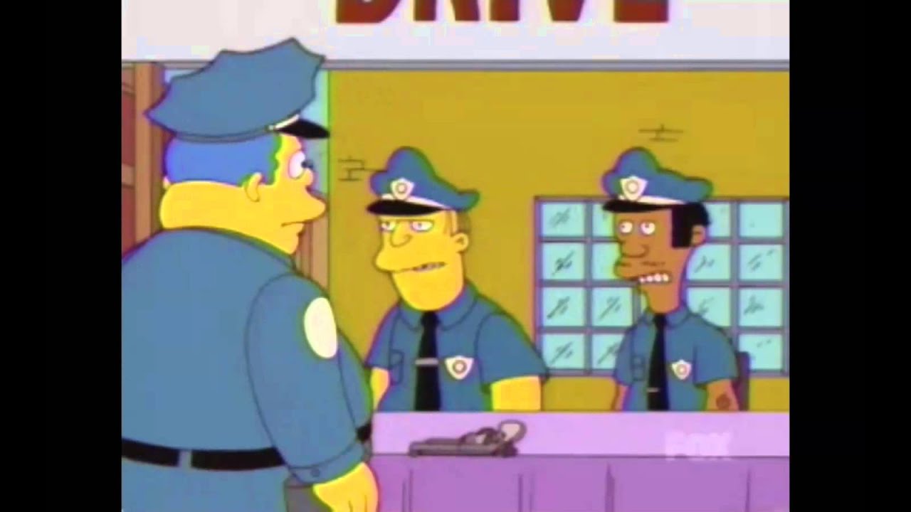 The Simpsons Lou Enormous Genitals - YouTube