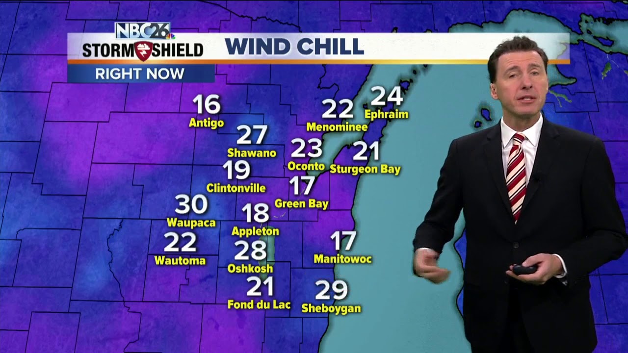 Michael Fish's NBC26 weather forecast - YouTube