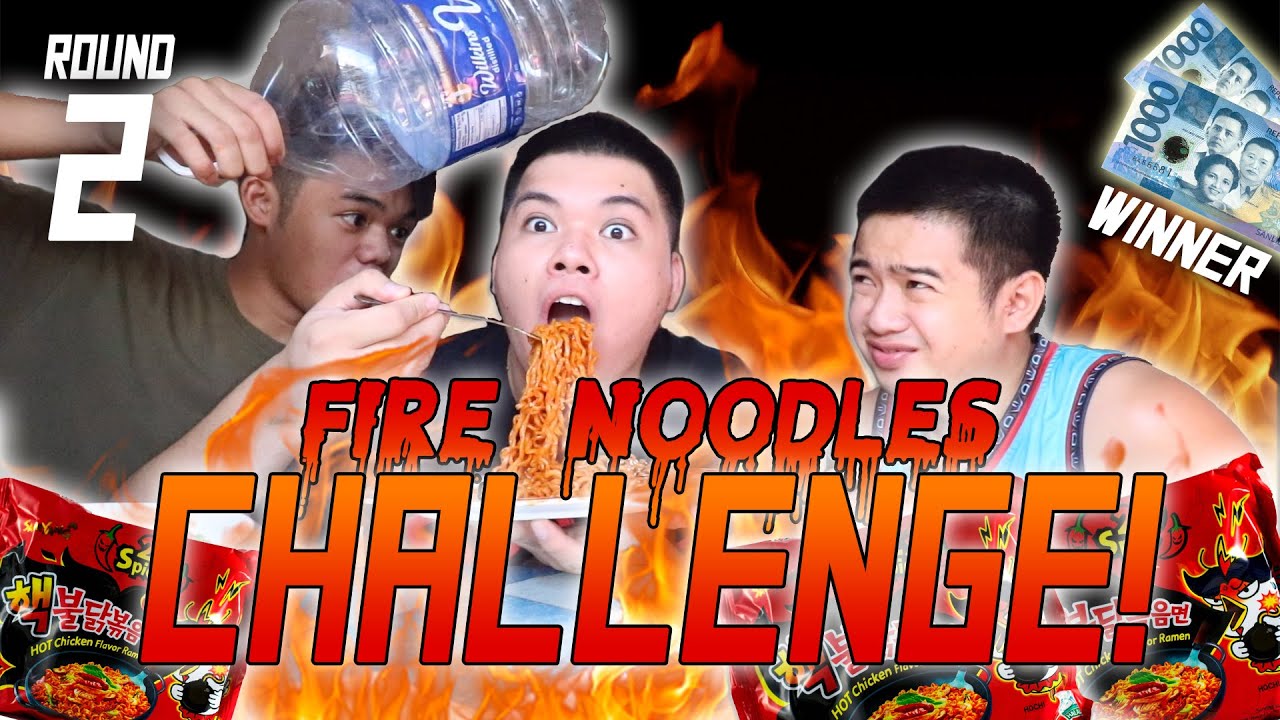 2X NUCLEAR FIRE NOODLES CHALLENGE! (ROUND 2!) WINNER P2,000 PESOS ...