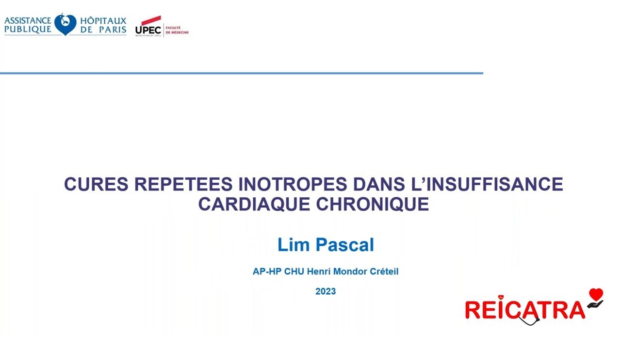 41- Cures répétées d'inotrope - Pascal Lim, APHP - YouTube