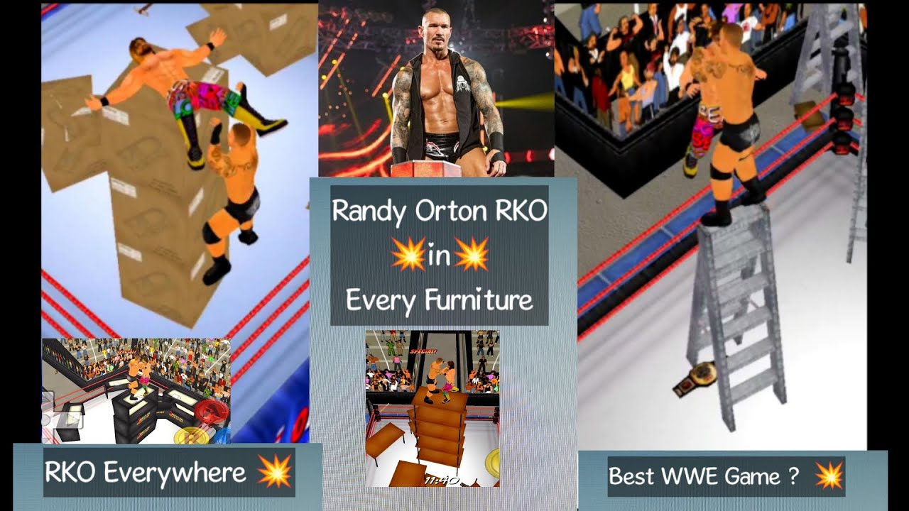 Randy Orton RKO In Every Furniture | Randy Orton RKO Compilation ...