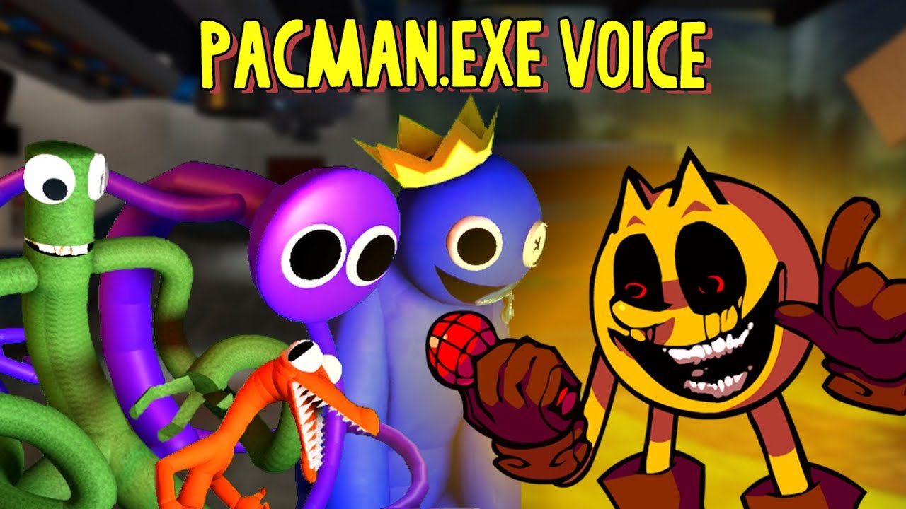 All Rainbow Friends VS PACMAN.EXE (Roblox FNF Mod) - YouTube